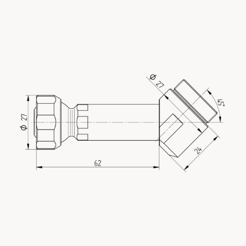 S09 Chain Unit 45° Mean - smartec-tools